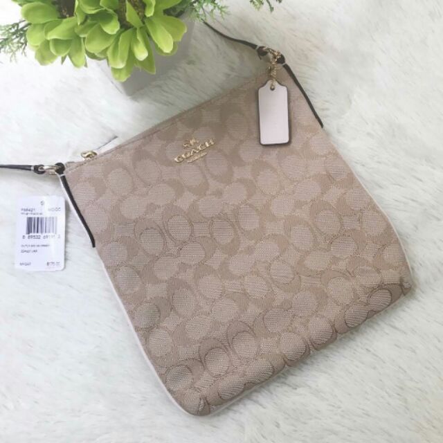 New Coach F58421 ครอสบอดี้เป็นผ้า สีขาว | Shopee Thailand