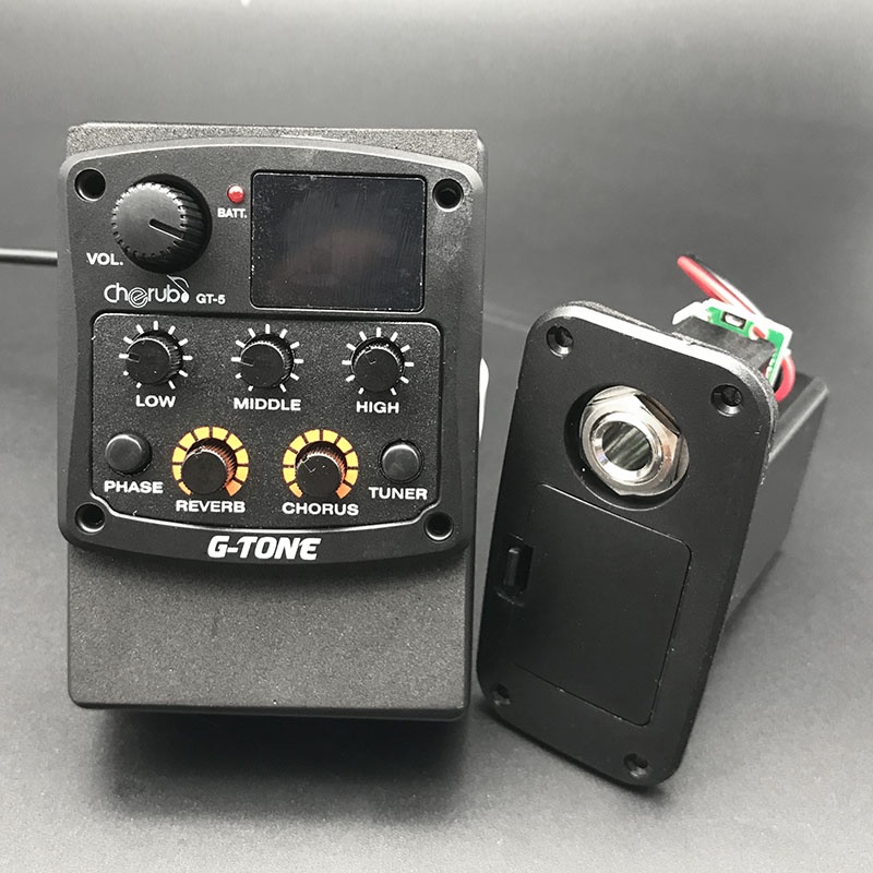 Cherub G-Tone GT-6 5 4 3 3-band อีควอไลเซอร์กีตาร์อะคูสติก 4-band พร้อม ...