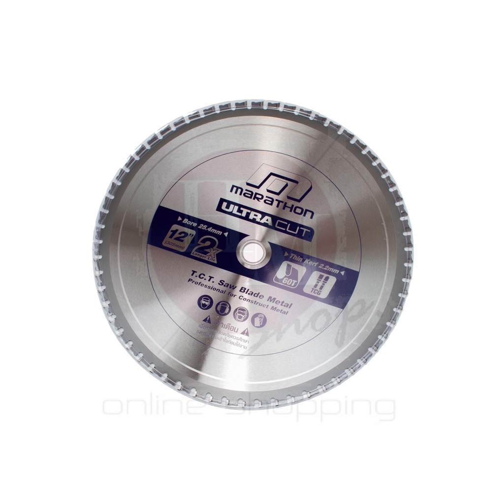 MARATHON ULTRA ใบเลื่อยตัดเหล็ก 12” ใบตัดเหล็ก12” ใบวงเดือน ใบตัดเหล็ก 12 นิ้ว ใบตัดเหล็ก 12 ...