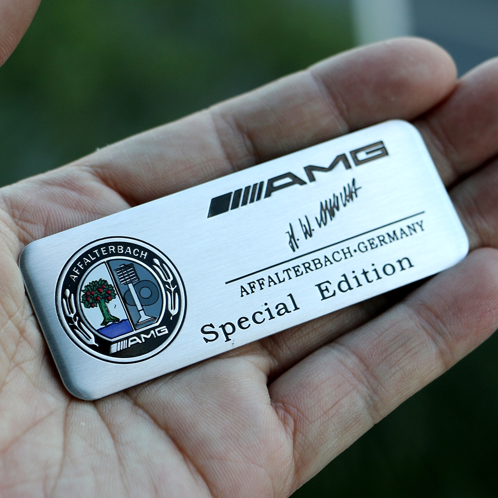 Mercedes Benz Apple Tree Designer Logo Board Aluminum Alloy Emblem ...