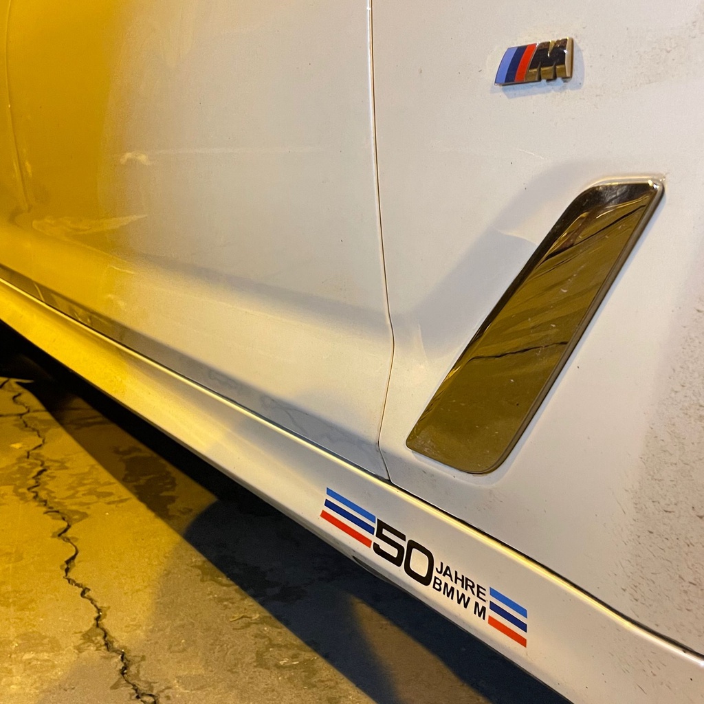 สติกเกอร์ตกแต่งหน้าต่าง ประตูรถยนต์ สําหรับ BMW ครบรอบ 50 ปี E46 E90 ...