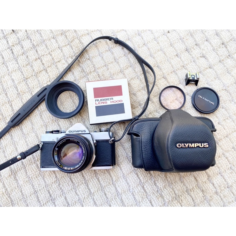 กล้องฟิล์ม olympus om1 พร้อมเลนส์ 50 f1.4 ครบชุด | Shopee Thailand