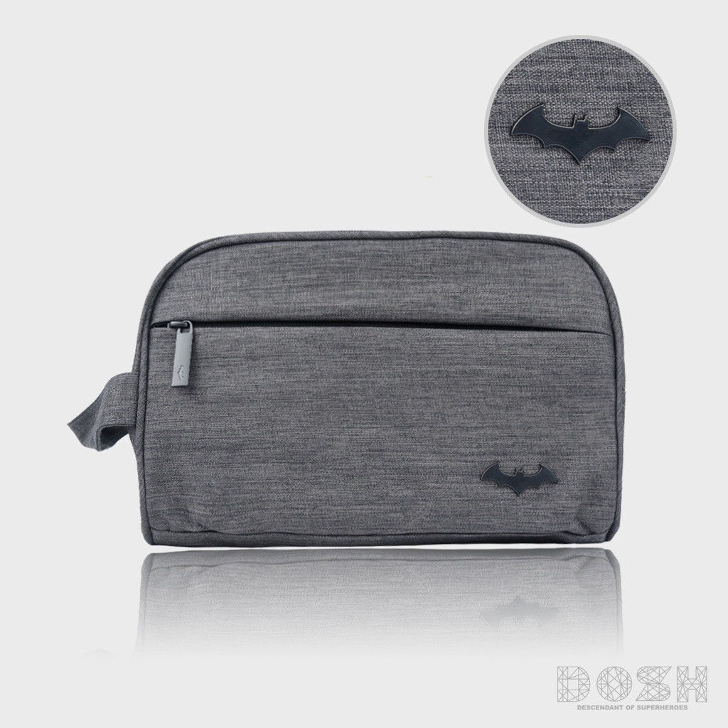 DOSH BAG COSMETIC BATMAN กระเป๋าเครื่องสำอางค์ EBMAB5010-GY | Shopee ...
