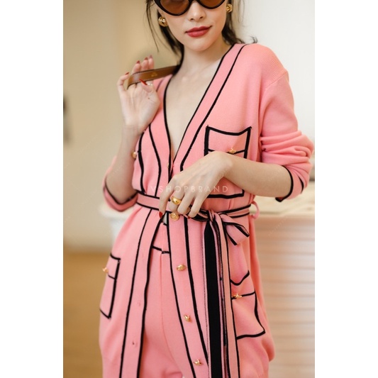 Vshop Set เสื้อคลุมยาว+กางเกง ชุดไปเที่ยวห้าง | Shopee Thailand