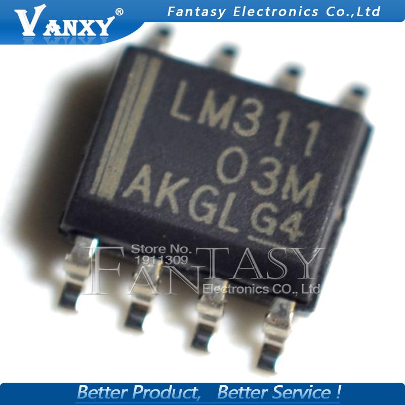 10PCS LM311DR SOP8 LM311 SOP-8 SMD TI Operational Amplifiers LM311D SOP ...