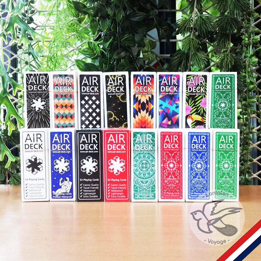 Air Deck Set of Waterproof Cards การ์ดสะสม ขนาดเล็ก พกสะดวก [Playing ...