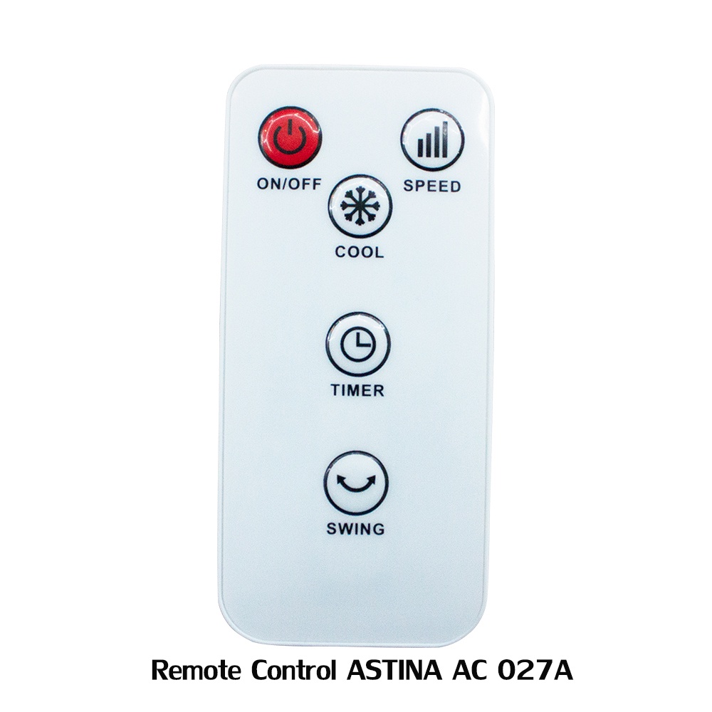 (จัดส่งฟรี) รีโมท ASTINA REMOTE CONTROL (AC 027A) ใช้สำหรับ พัดลมไอเย็น รุ่น AC027A | Shopee ...