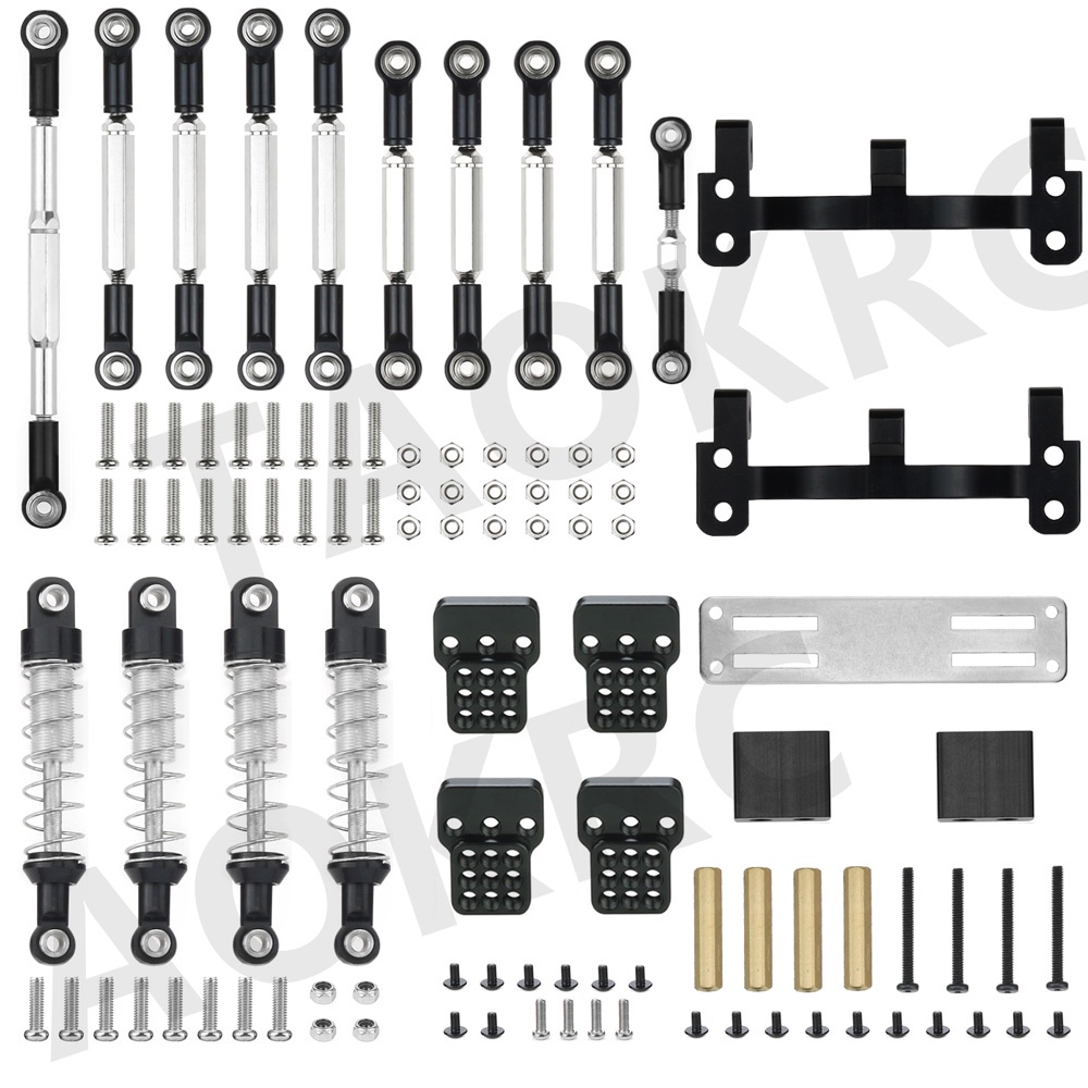 อะไหล่ฐานก้านเซอร์โวพวงมาลัยโลหะ สําหรับอัพเกรดรถบังคับ WPL B1 B-1 B14 ...