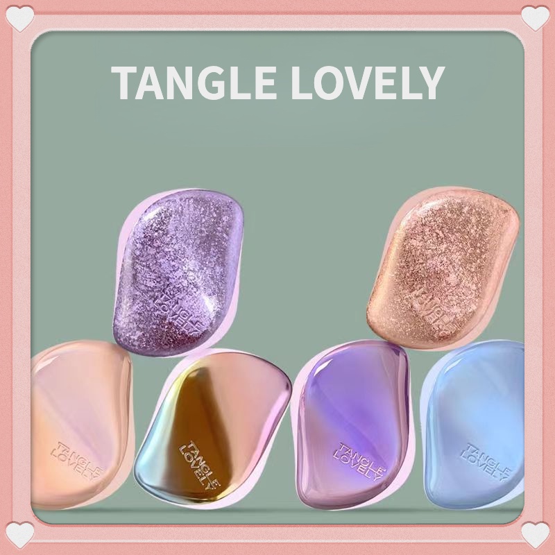 Tangle LOVELY Tt หวีนวดผม ป้องกันไฟฟ้าสถิตย์ แบบพกพา สําหรับผู้หญิง ...