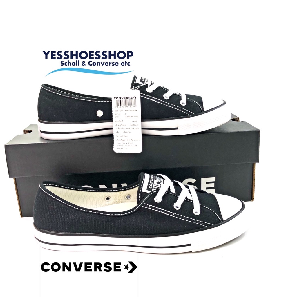 สินค้าพร้อมส่ง Converse All Star Ballet Lace Slip on สินค้าลิขสิทธิ์แท้ ...