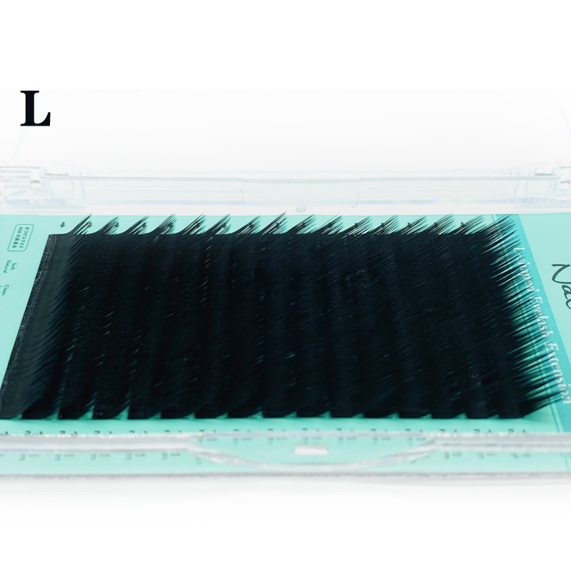 NATUHANA 0.07mm ชนิด L L+ LC LD LU ขนตาต่อ ขนมิ้ง ชนิดเส้นขนตาดำ ...