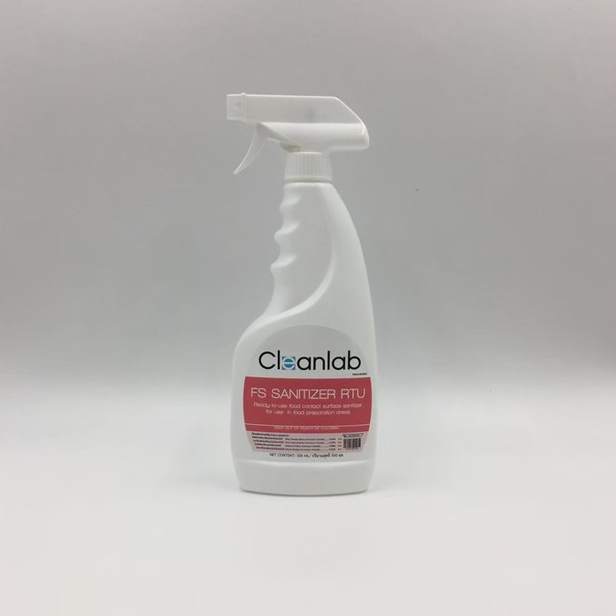 Cleanlab FS Sanitizer RTU Food Safety ชนิดพร้อมใช้ ไม่ติดไฟ ขวดสเปรย์ 500ml | Shopee Thailand
