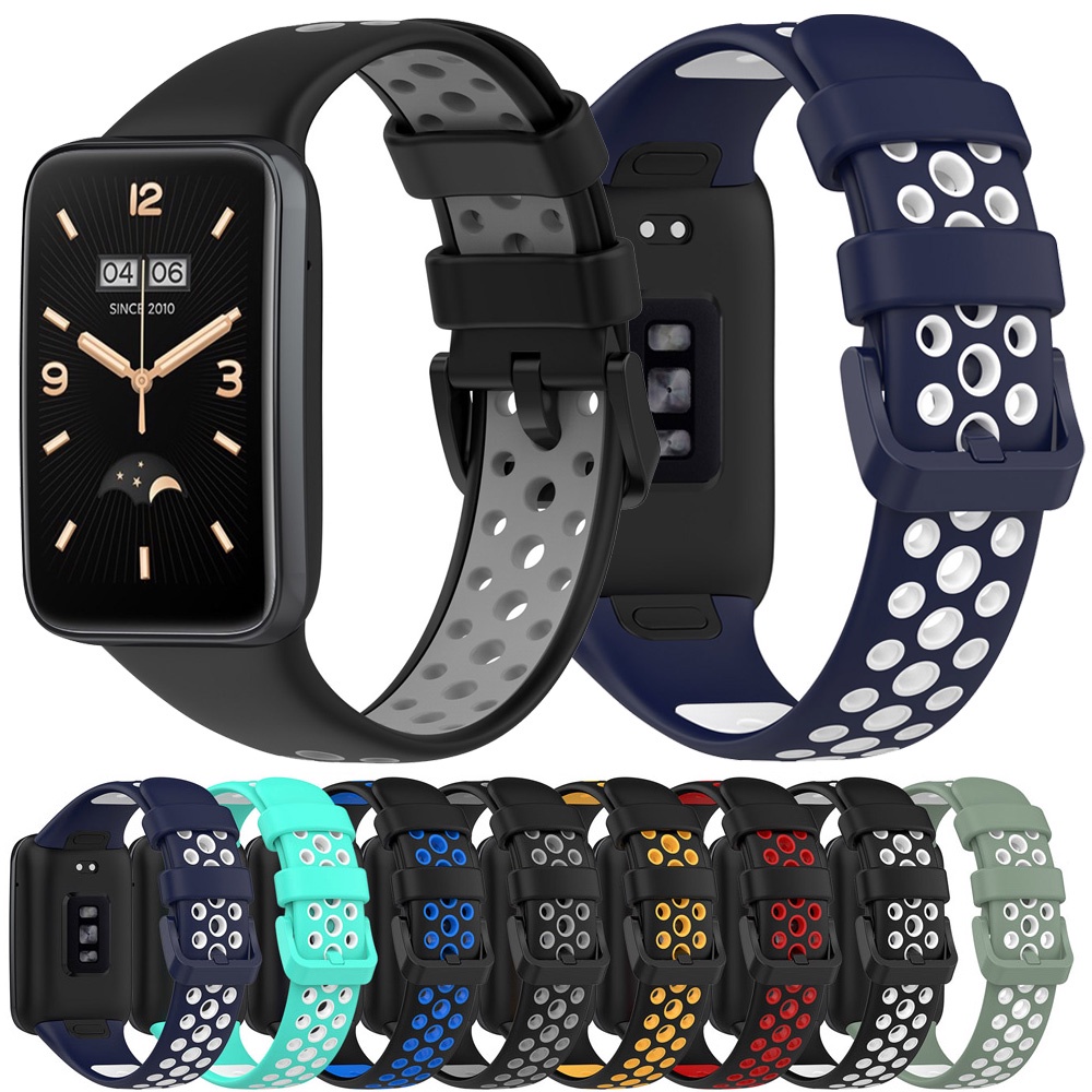 สําหรับ Xiaomi Mi Band 7 Pro GPS Smart Bracelet Strap ซิลิโคน Sport ...
