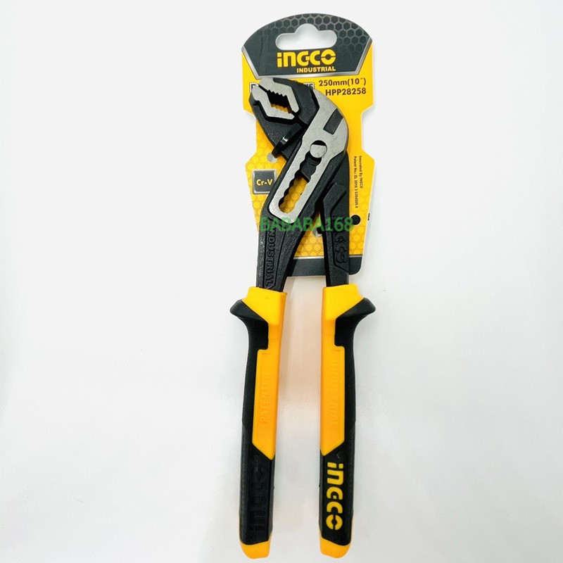 คีมคอม้า 10นิ้ว INGCO ( HPP28258 ) 250mm Pump Pliers คีมคอเลื่อน ...