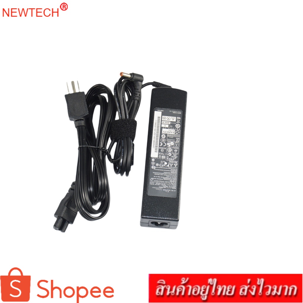 newtech Adapter Notebook อะแดปเตอร์ For LENOVO 20V 3.25A หัว 5.5x2.5 (สีดำ)แถม สายไฟ AC | Shopee ...
