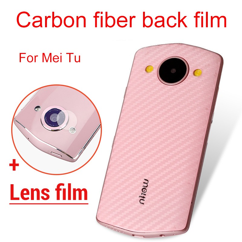 ฟิล์มเลนส์กล้องด้านหลัง + คาร์บอนไฟเบอร์ Meitu T8 T8S M8 M8S M8 T9 | Shopee Thailand