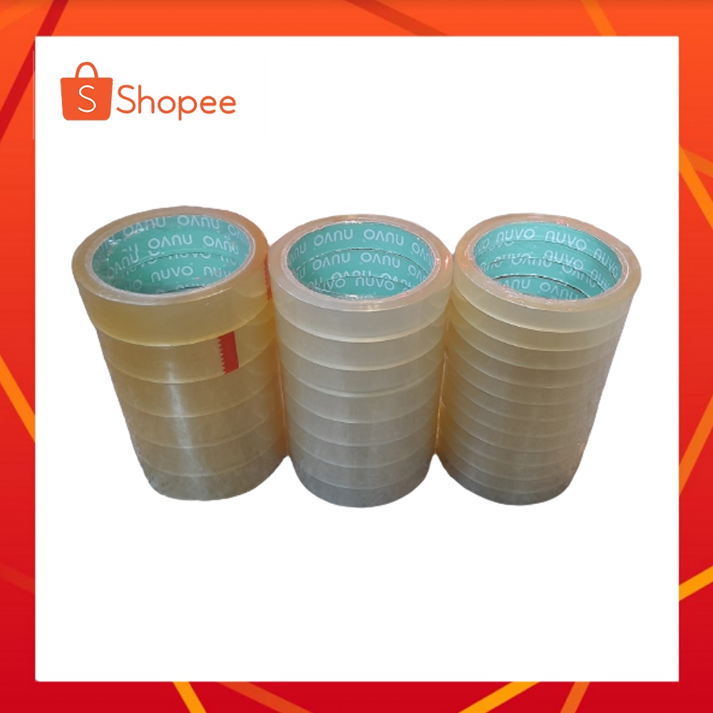 Nuvo เทปOPP เทปสีใน Nuvo แกน 3 นิ้ว หน้ากว้าง 1/2 นิ้ว, 3/4 นิ้ว, 1 ...