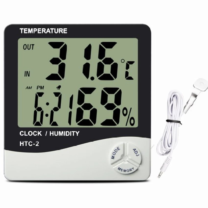 CHINA Digital Thermometer Hygrometer HTC-2 | Shopee Thailand