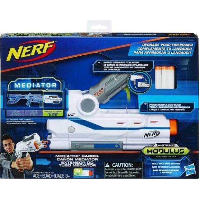 Nerf Modulus Mediator Barrel Upgrade Kit Blaster Gun ปากปืน ยิงได้ ...