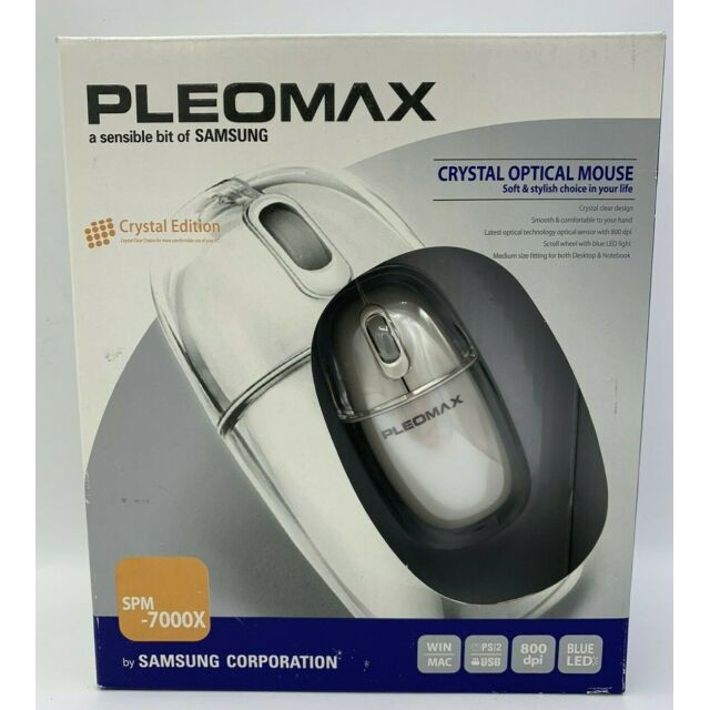 Samsung Pleomax Crystal SPM-7000X Optical Mouse | Shopee Thailand