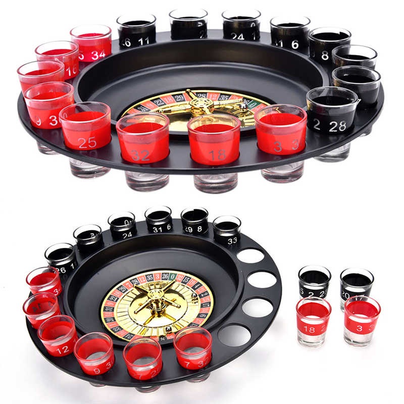 เกมรูเล็ตดริ้งค์ รูเล็ต เกมในวงเหล้า Drinking roulette set สายดื่มห้ามพลาด !! | Shopee Thailand