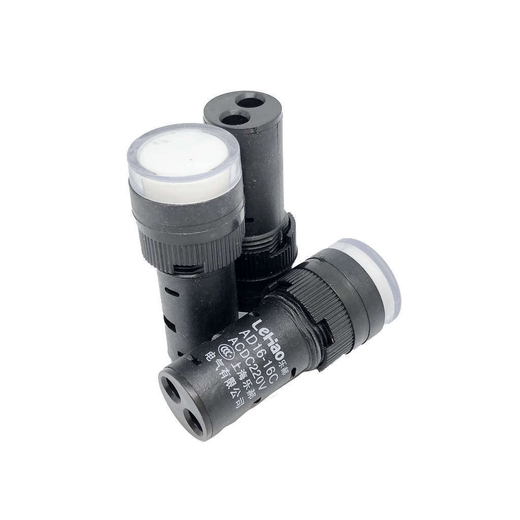 AD16-16C LED Pilot Lamp 16mm AC DC 220V 12V 24V ไฟสถานะ ตู้ควบคุม ตู้ ...