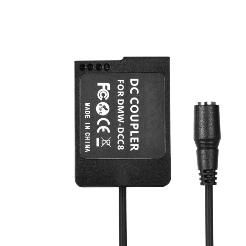 แบตเตอรี่ดัมมี่ DMW-BLC12 DCC8 สำหรับ Lumix DMC -GX8 G95 G90 G85 GH2 G5 ...