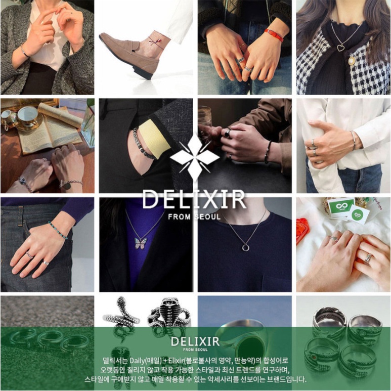 จี้หางปลาโลมาสีเงิน Delixir Silver Blue | Shopee Thailand