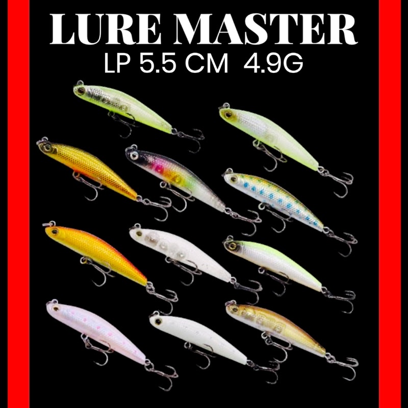 LURE MASTER รุ่น LP 5.5 ซม. 4.9 กรัม เหยื่อตกปลา เหยื่อปลอม VP-0186 ...