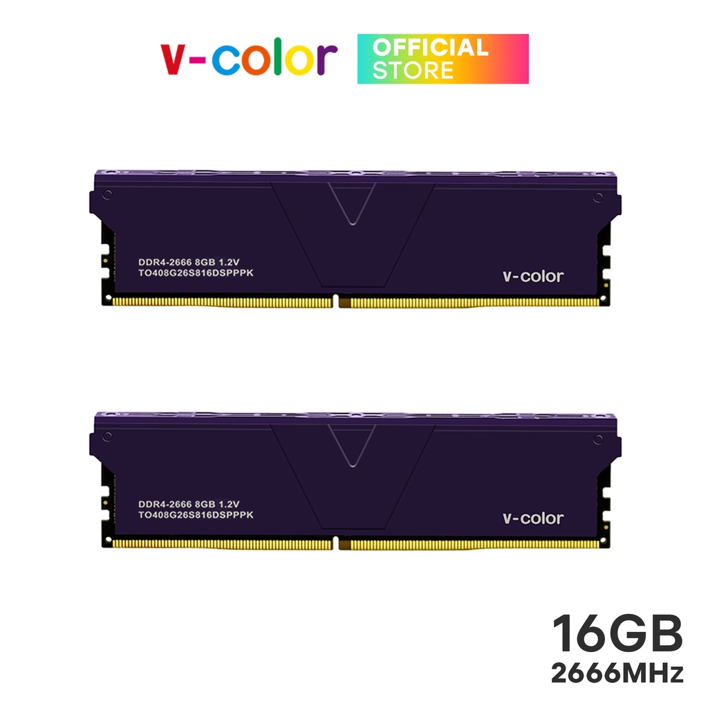 v-color RAM PC Skywalker Plus non RGB 16GB (8GBx2) DDR4 Bus 2666MHz ...