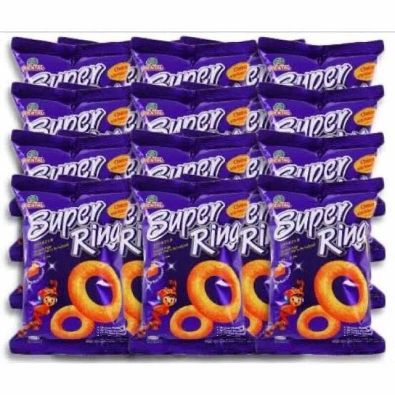 Super Ring Cheese ขนมวงแหวนรสชีส ยกแพ็คสุดคุ้ม 14g*30 ห่อ | Shopee Thailand
