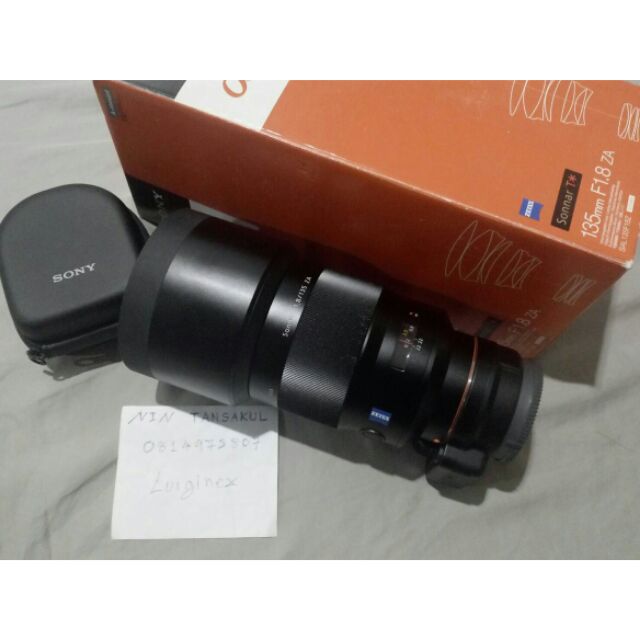 ขายเลนส์ Sony Carl Zeiss Sonnar T* 135mm F1.8 ZA พร้อม Adapter La-ea4 ใส่ Sony A7 ได้ทุกรุ่น ...