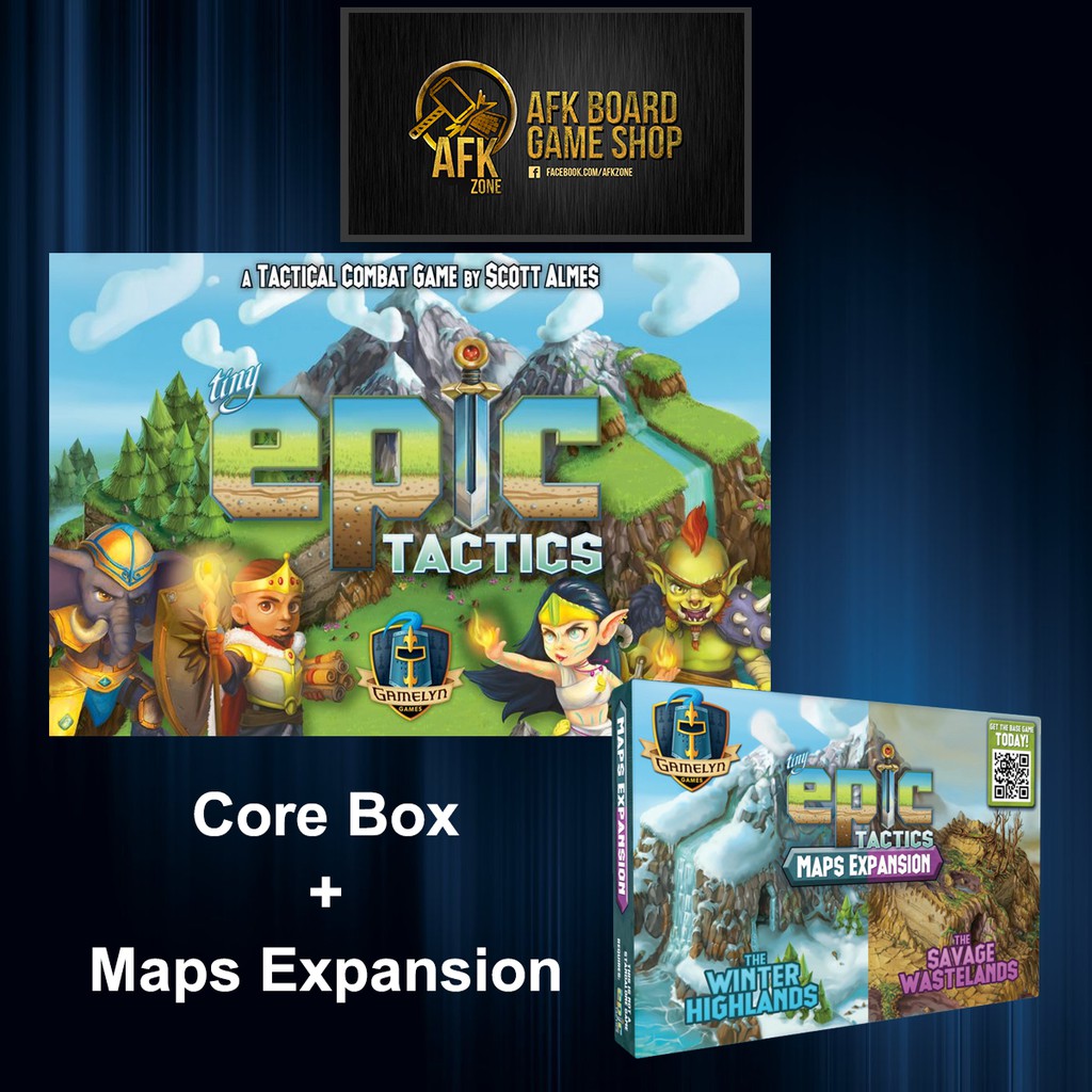 Tiny Epic Tactic + Maps Expansion - Board Game - บอร์ดเกม | Shopee Thailand