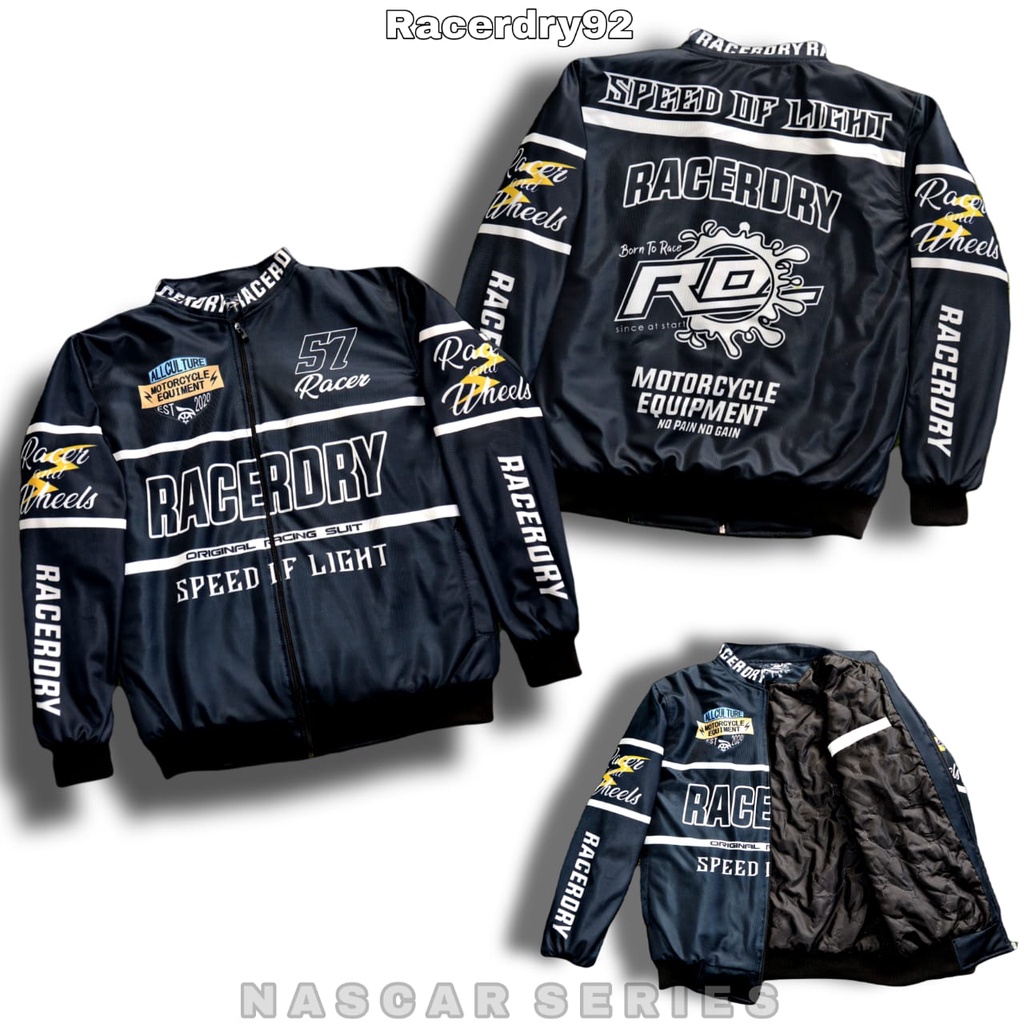 Nascar Jacket Racing Varsity Jacket ผู้ชายผู้หญิง Original Racerdry ...