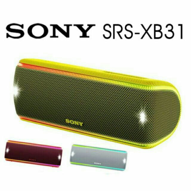 กันน้ำ! Sony SRS-XB31 EXTRA BASS Portable Wireless BLUETOOTH Speaker ...
