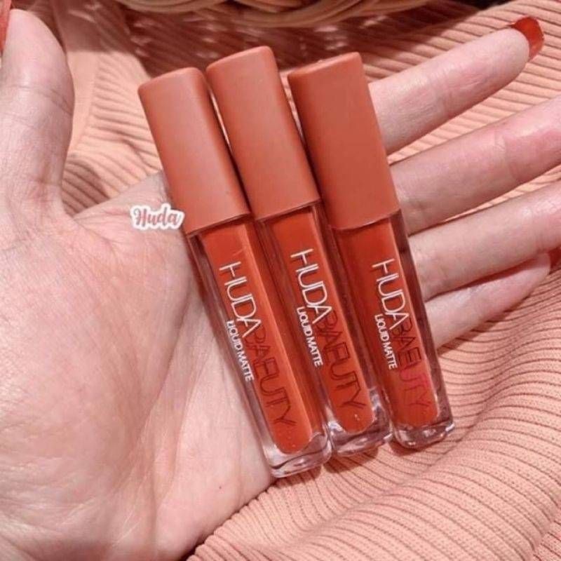 Huda Mini Lip Stick 🍑🍑🍊🍊 โทนส้มอิฐ | Shopee Thailand