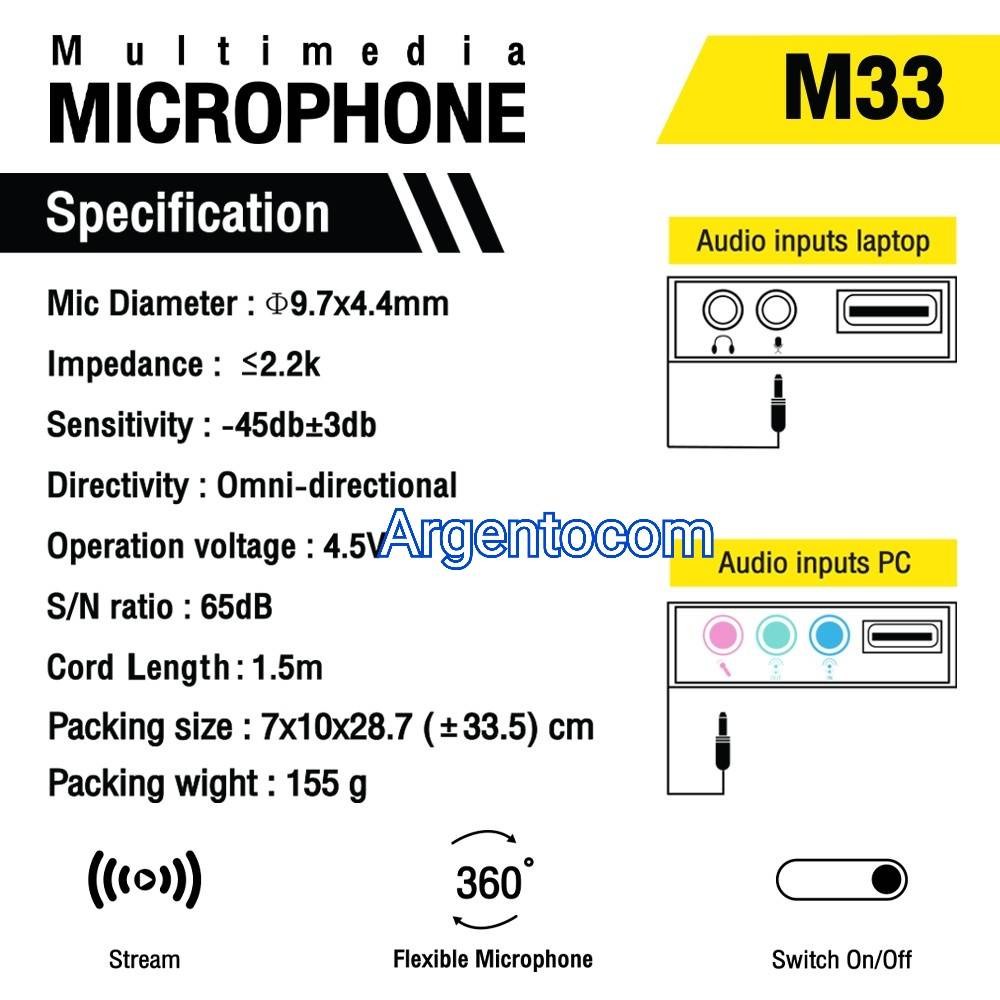 MULTIMEDIA MICROPHONEไมค์ตั้งโต๊ะราคาโคตรจะถูกกกกกก | NUBWO M33/M180 ...