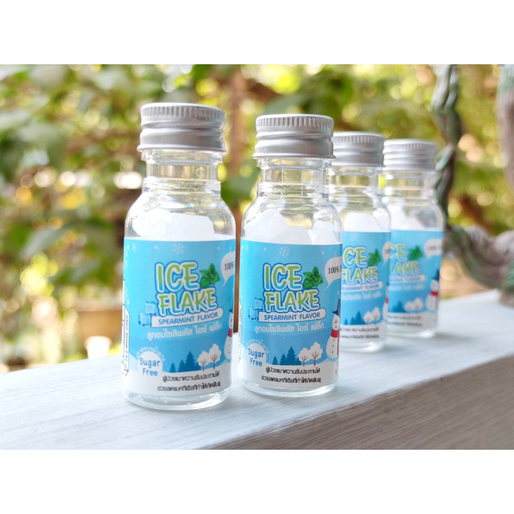 ลูกอมป้องกันฟันผุ iceflake แบบขวด 21g กลิ่นปากหอมสดชื่น ลดแบคทีเรียที่ทำให้เกิดฟันผุ | Shopee ...