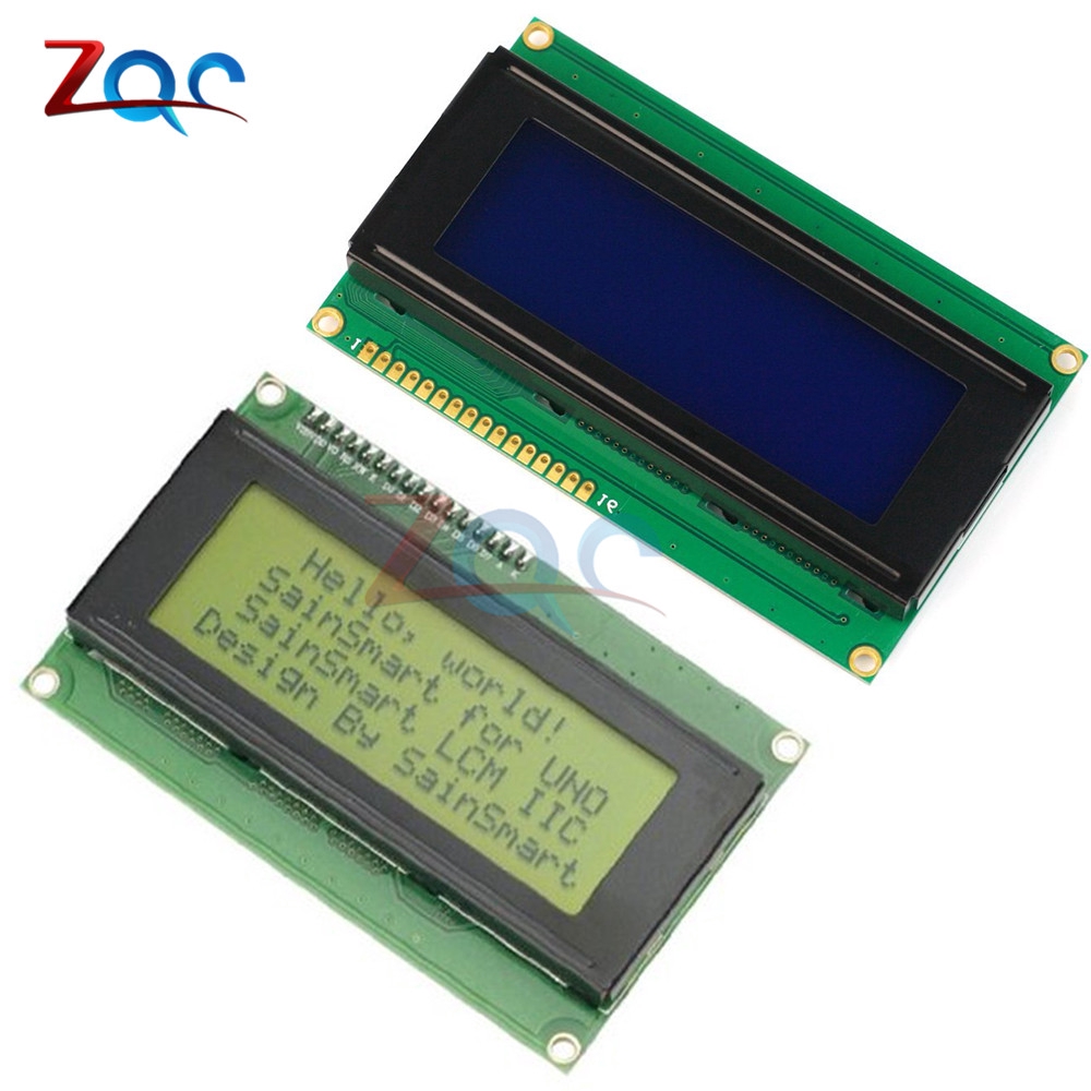 บอร์ดหน้าจอ LCD 2004 20*4 LCD 20X4 5V ไฟแบ็คไลท์ สีฟ้า สีเหลือง LCD2004 ...