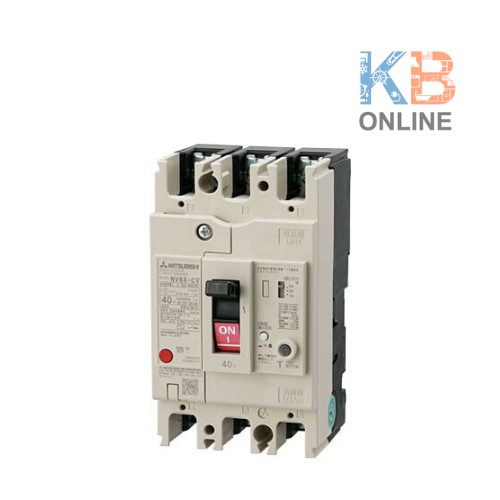 Mitsubishi เบรกเกอร์ NF63 CV 3P 40A Circuit Breaker NF63 CV 3P 40A ...