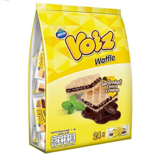 ขนม Voiz Cracker Creamy Butter Chocolate วอยซ์ แครกเกอร์ครีมมี่บัตเตอร์ ...