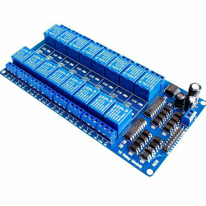 Relay Module 5V 12v 24V 16CH (Channel) บอร์ดรีเลย์ 16ช่อง พร้อมส่ง ...
