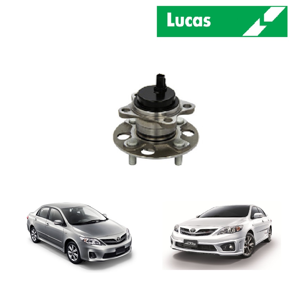 LUCAS ลูกปืนล้อหลัง toyota corolla altis zre142 มี ABS,ปลั๊ก ปี 2008 ...