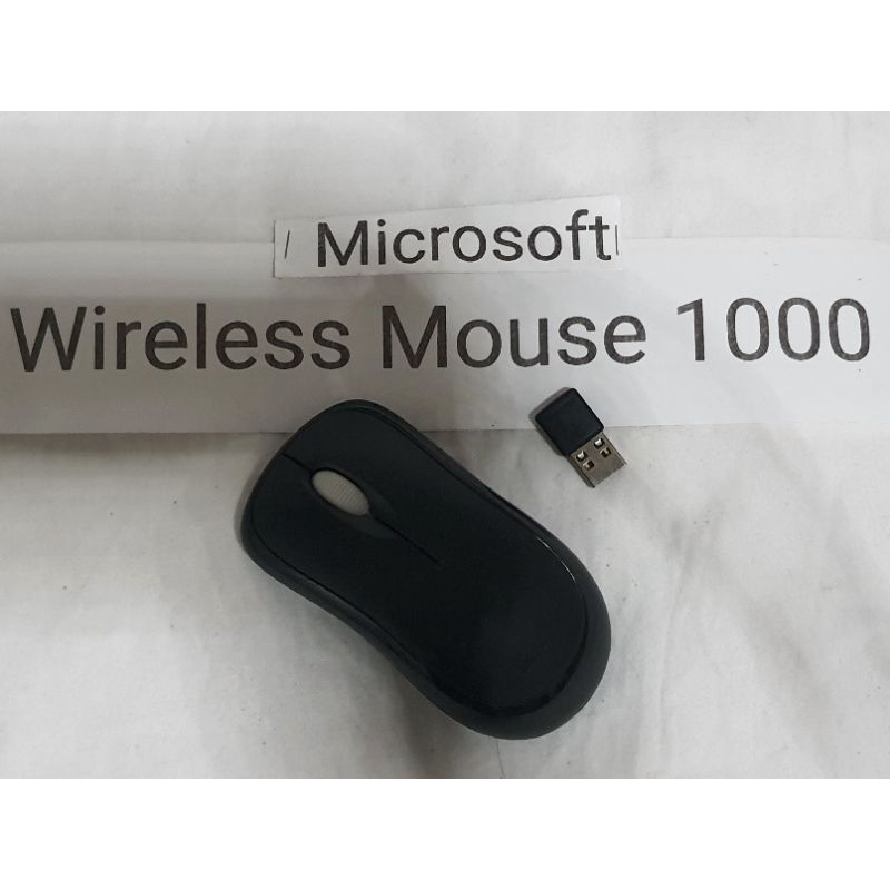 MOUSE (เมาส์ไร้สาย) MICROSOFT WIRELESS MOUSE 1000 (มือสอง สภาพเหมือนใหม่) | Shopee Thailand