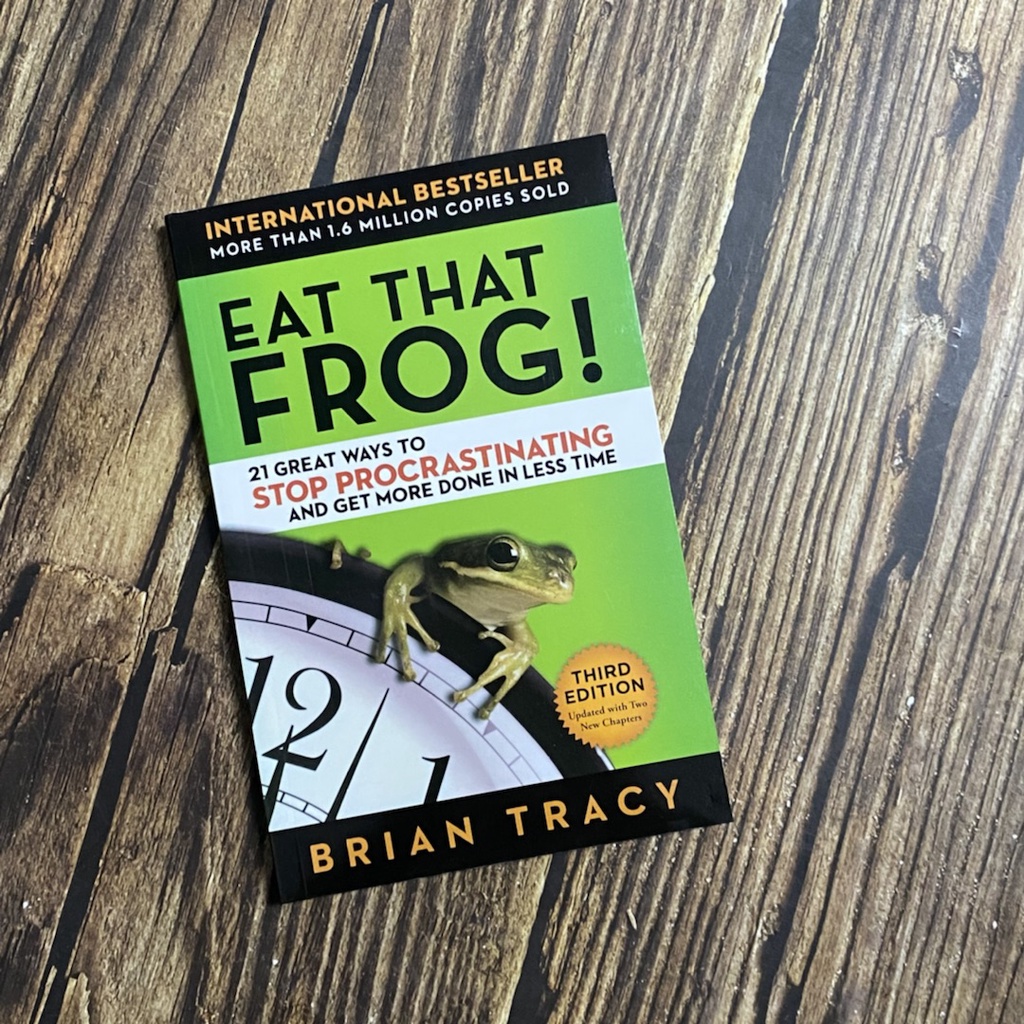 【หนังสือภาษาอังกฤษ】Eat That Frog 21 Great Ways to Stop Procrastinating ...