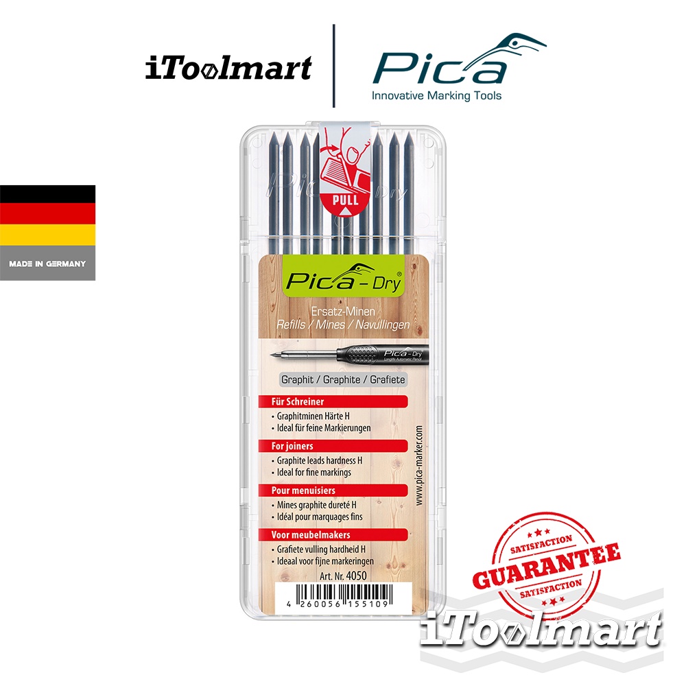 PICA DRY ไส้ดินสอ Graphite hardness H Lead 4050/SB ขนาด 2.8 mm ...