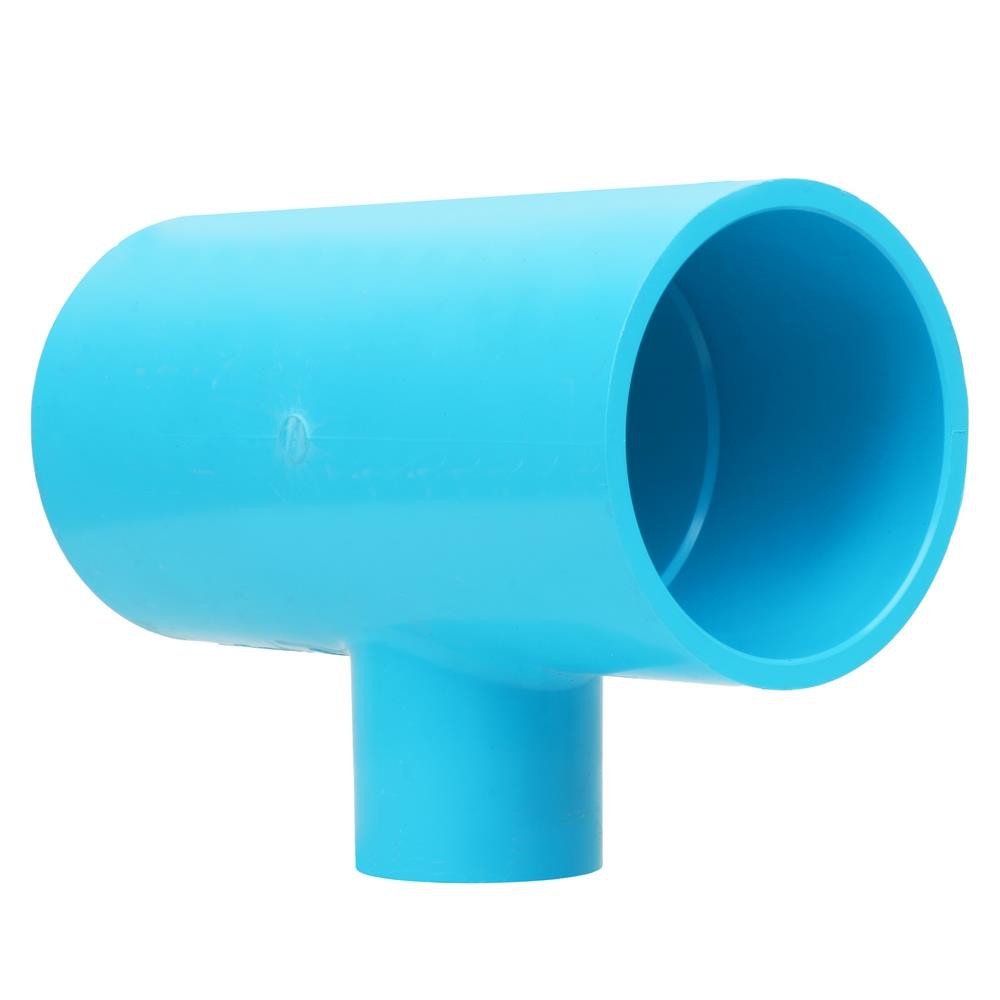 ข้อต่อสามทางลด-หนา 4 นิ้วx2 นิ้ว สีฟ้า REDUCING FAUCET TEE PVC SOCKET ...