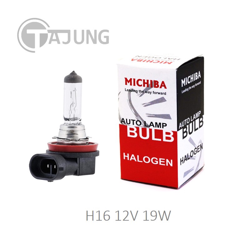หลอดไฟหน้ารถยนต์ ไฟตัดหมอก Michiba H16 12V 19W (1 หลอด) | Shopee Thailand