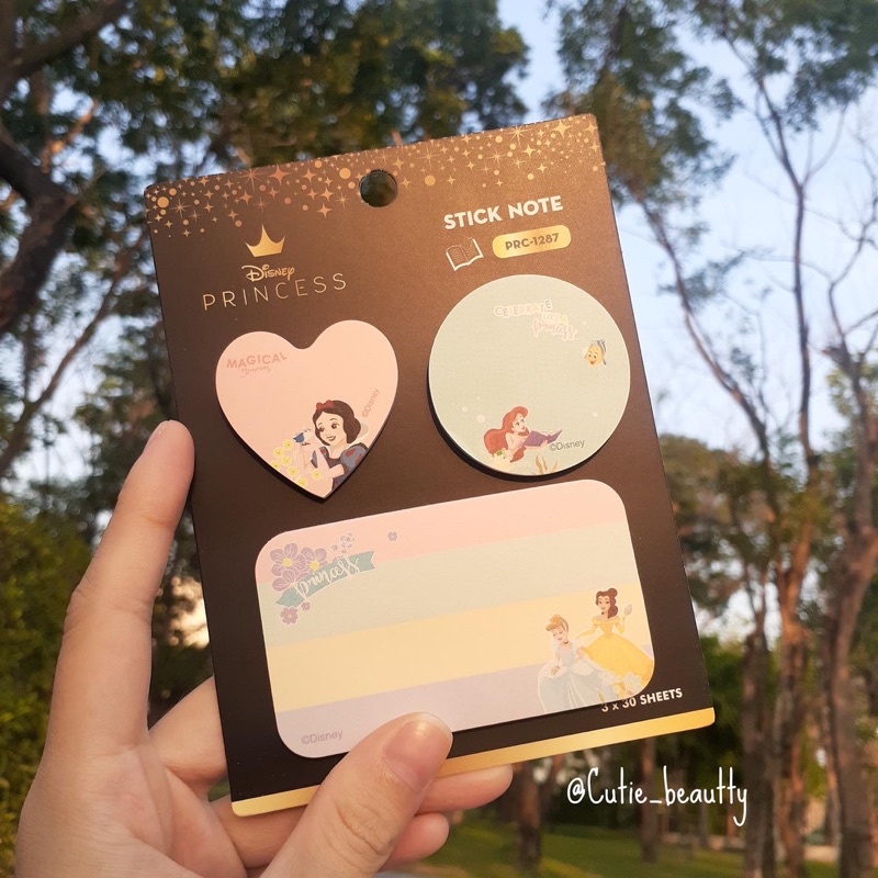 Disney princess stick note สามแบบ | Shopee Thailand