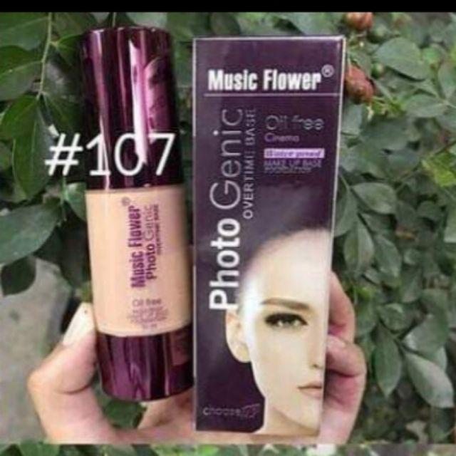 รองพื้น Music Flower Photogenic Overtime Foundation Oil Free รองพื้นเทพ ...